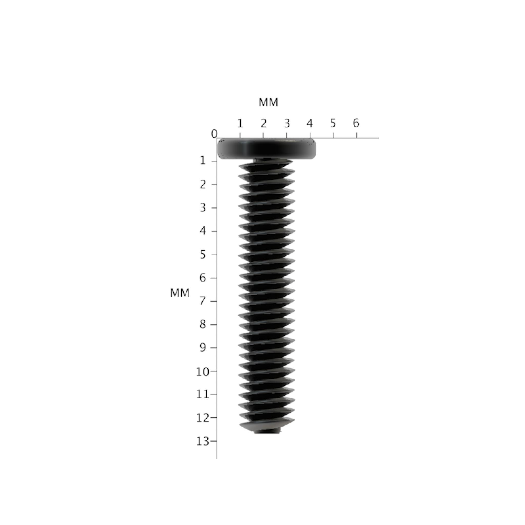 12x M2.5x12mm Laptop Screws