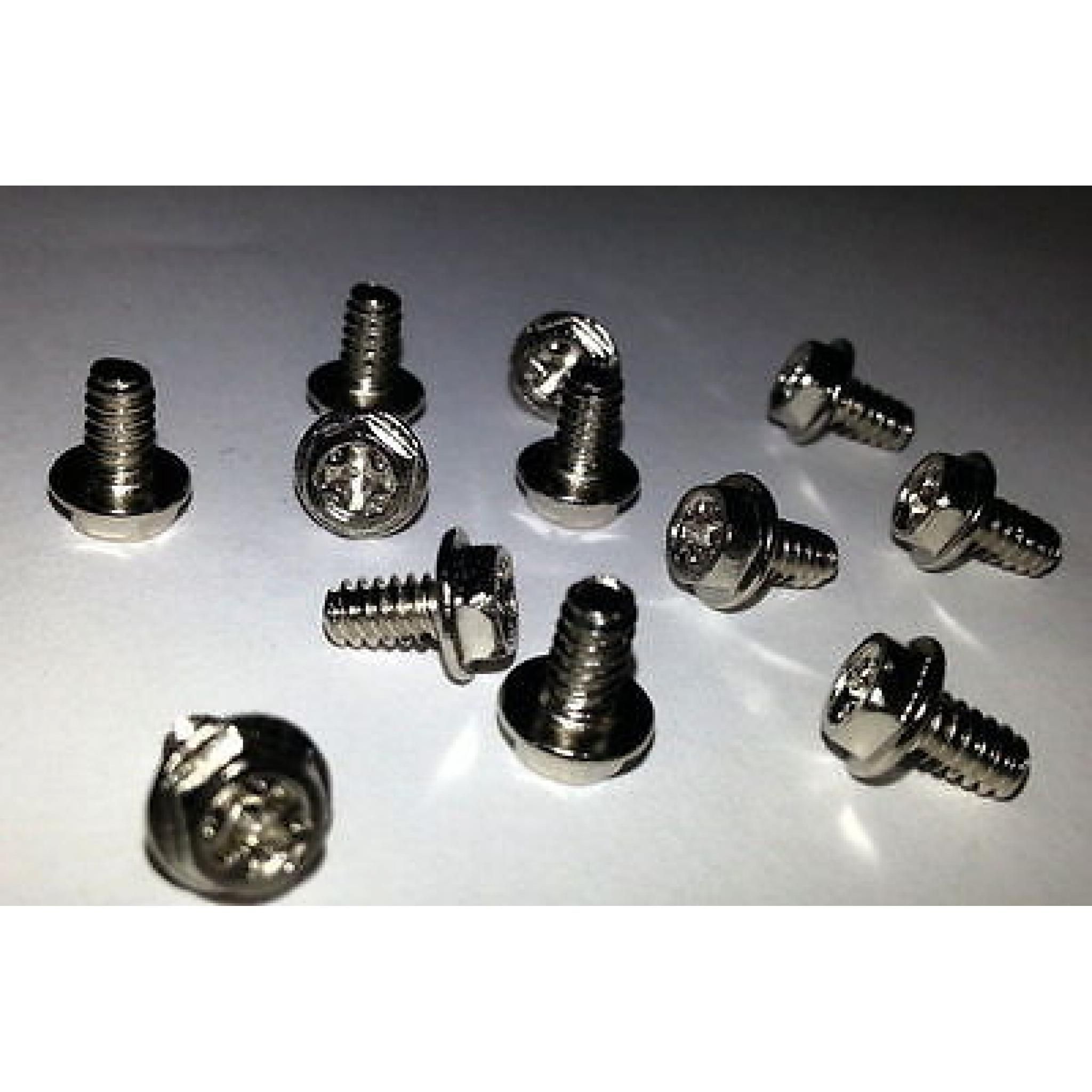 12 SILVER ATX POWER SUPPLY PHILIPS SCREWS 6# FOR PC COMPUTERS M3.5X6MM