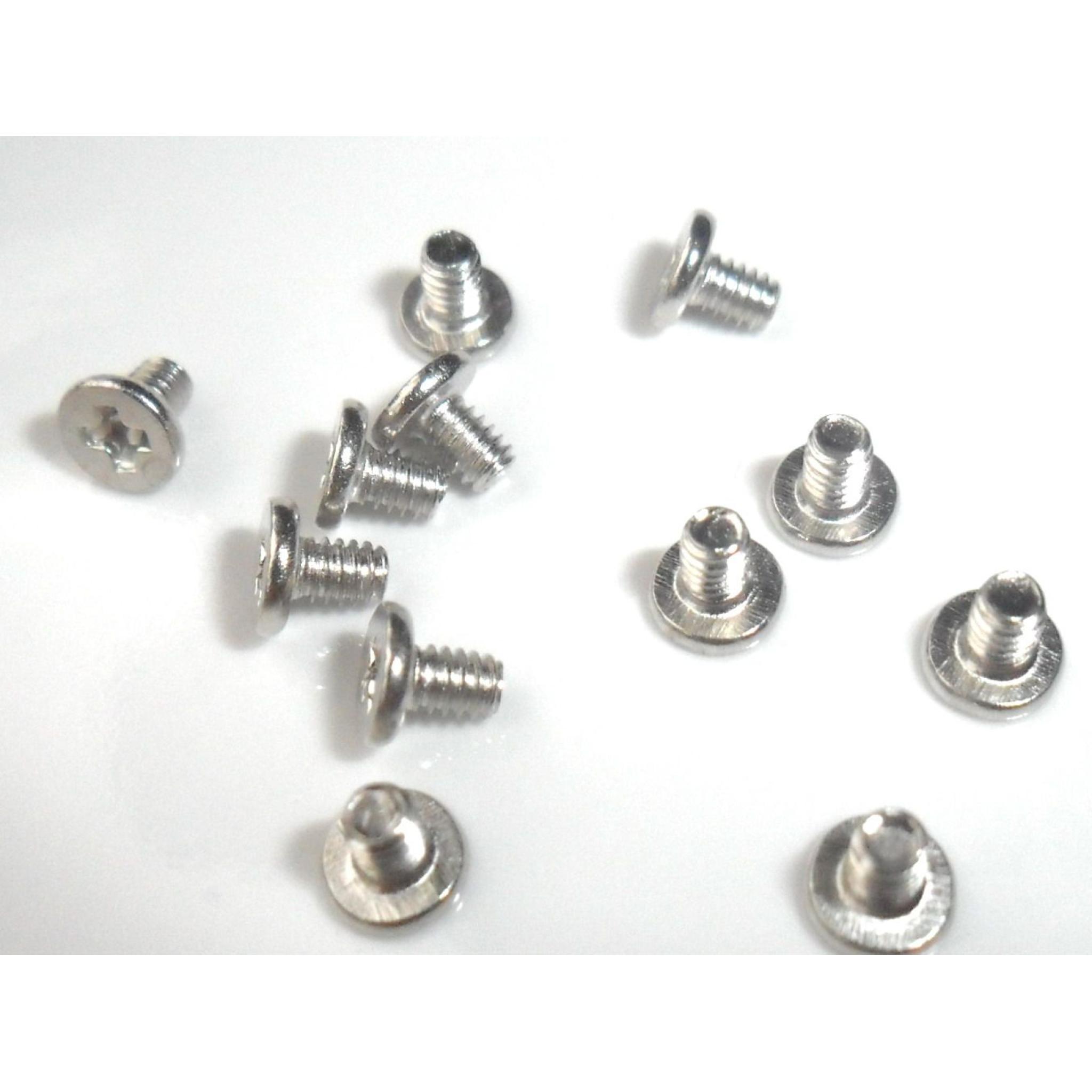 12 x M2X3mm Silver Wafer Head Machine Screws
