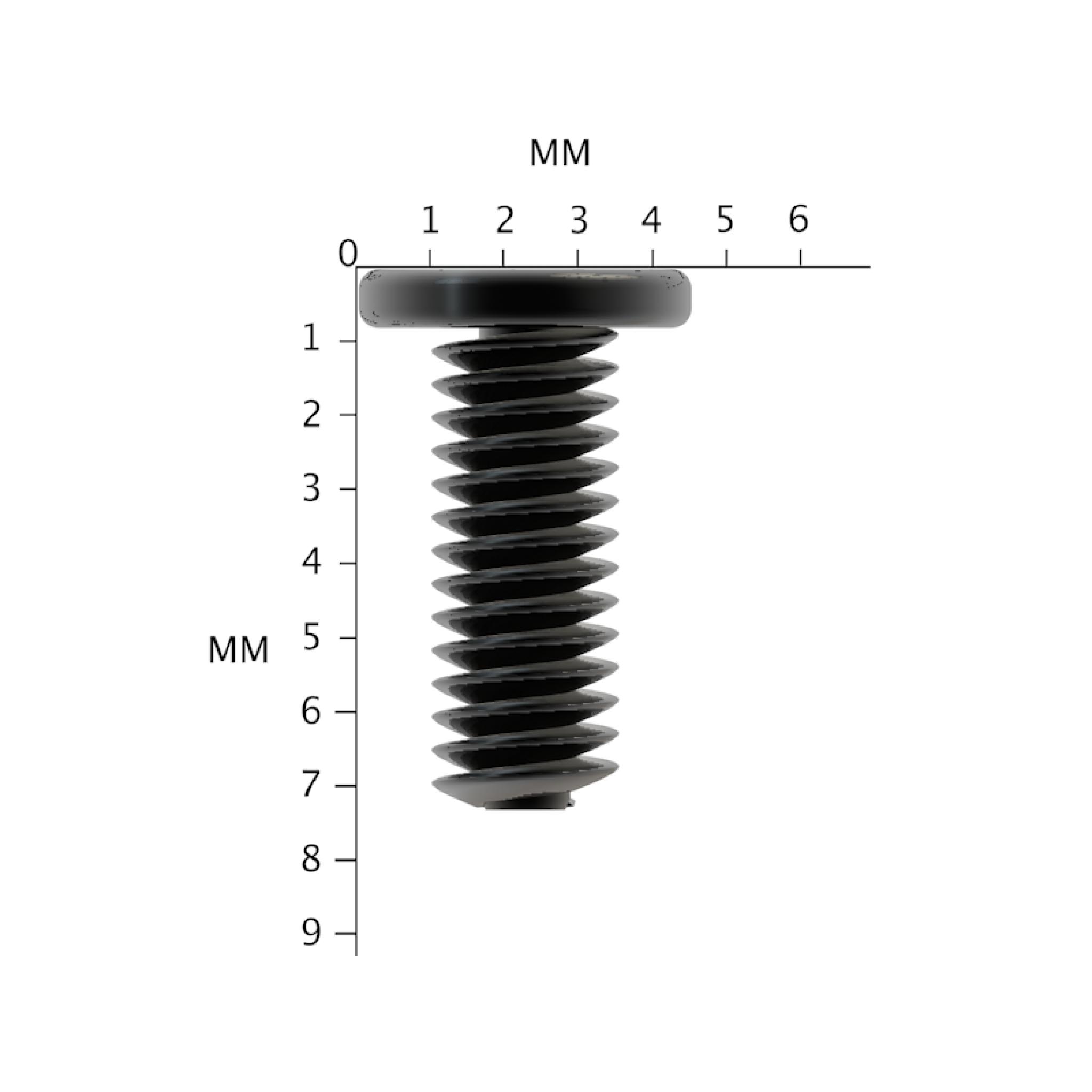 12 x M2.5 x 6.5mm Laptop Screws